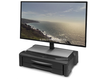 ACT CONNECTIVITY AC8215 Monitor stand extra wide with two drawers adjustable height