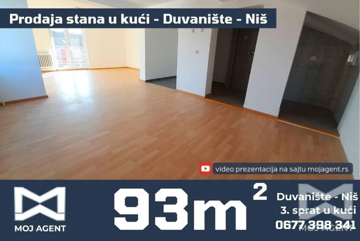 Prodaja, dvosoban stan, 93m², Duvanište, Niš