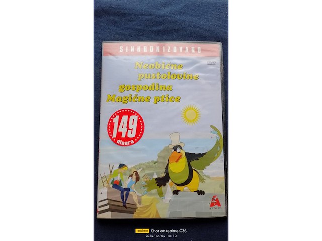 DVD NEOBICNE PUSTOLOVINE GOSPODINA MAGICNE PTICE