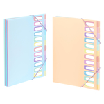 PVC Organiser sa 12 pregrada i gumicom Rainbow Pastel Viquel sortirano