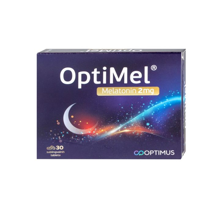 Optimel melatonin 2mg 30kom