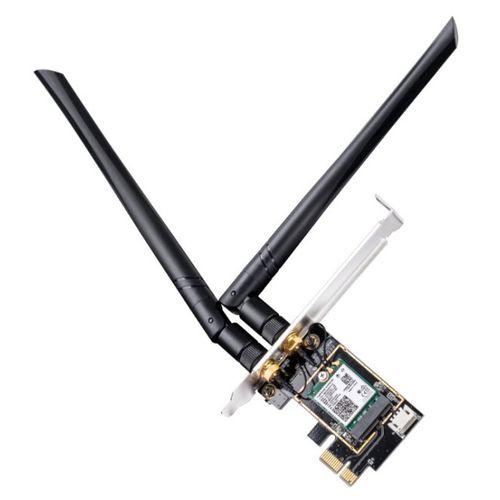 Cudy WE3000 AX3000 Wi-Fi 6 + Bluetooth5.2 PCI Express Adapter 2.4+5Ghz, 2x5dBi detachable antenna