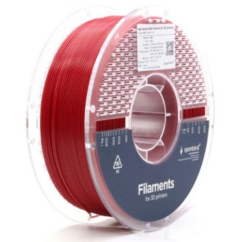 3DP-ABS1.75HY-01-R ABS filament velike brzine za 3D stampac 1.75mm, kotur 1KG RED