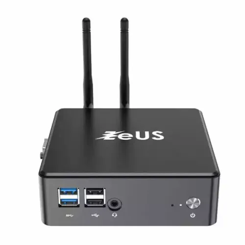 Zeus MPI10-P24 Mini PC Intel Pentium 6305 1.80 GHz/DDR4/LAN/Dual WiFi/BT/HDMI/DP/USB C/ext ANT