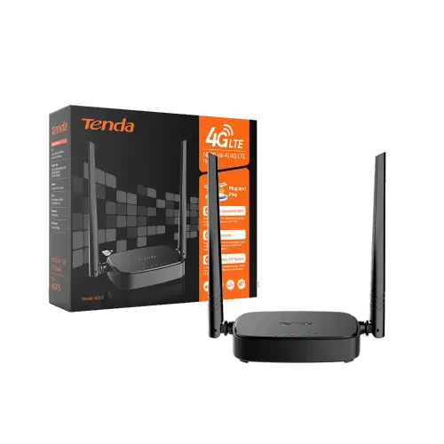 Tenda 4G05 Wireless 4G LTE Router N300/sim slot/1xWan/1x Lan/2 External 4G/3G/2 Internal Wi-Fi Anten