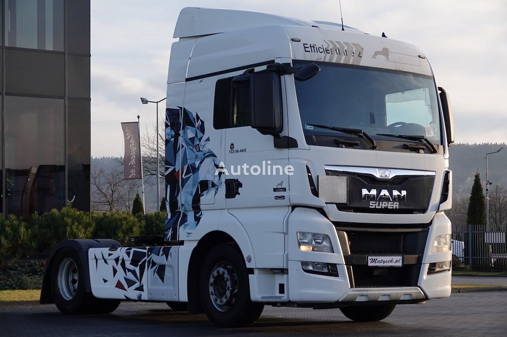 MAN TGX 18.480 / RETARDER / 2016 ROK / EURO 6 tegljač