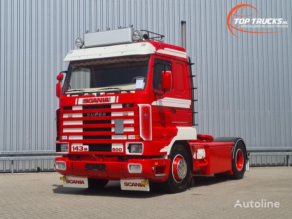 Scania R 143-500 M V8 - Streamline, Manuel, Airco, Retarder, Schuifscho tegljač