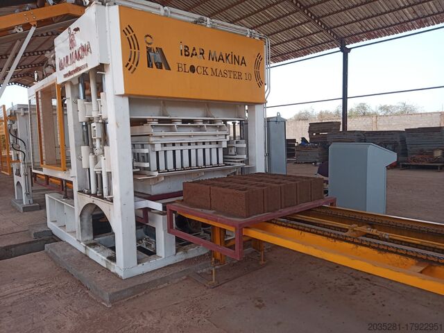 BM 10S AUTOMATSKI BETONSKI BLOK MAŠINA
İBAR MAKİNA BLOCKMASTER 10 S CONCRETE BLOCK MACHINE