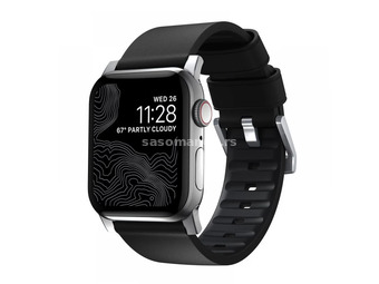 NOMAD Active Strap Pro Apple Watch Ultra (49mm) 8/7 (45mm)/6/SE/5/4 (44mm)/3/2/1 (42mm) black-silver