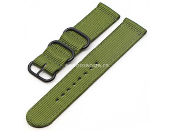 MYBANDZ Fabric watch strap 22mm khaki