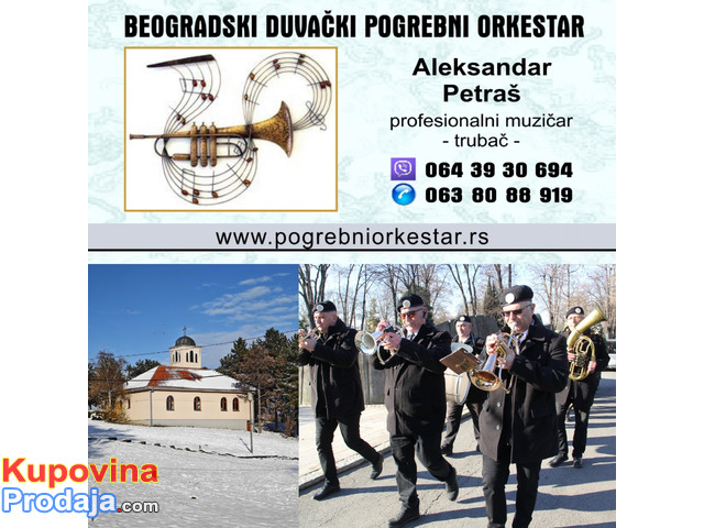 Trubači bleh muzika pogrebni orkestar za sahrane Srbija Beograd