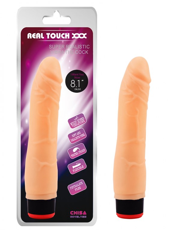 8,1 inch Vibe Cock – Flesh