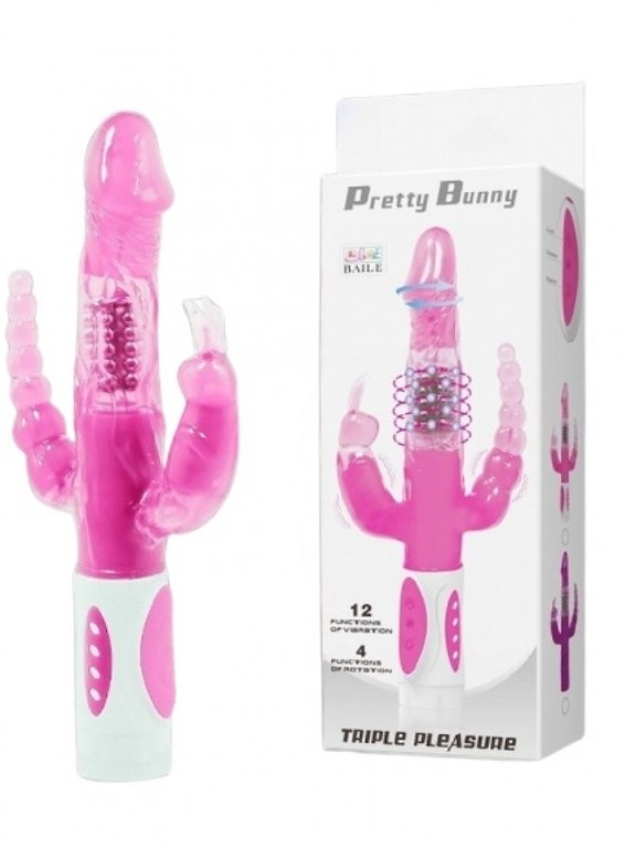 Pretty Bunny multifunkcionalni vibrator