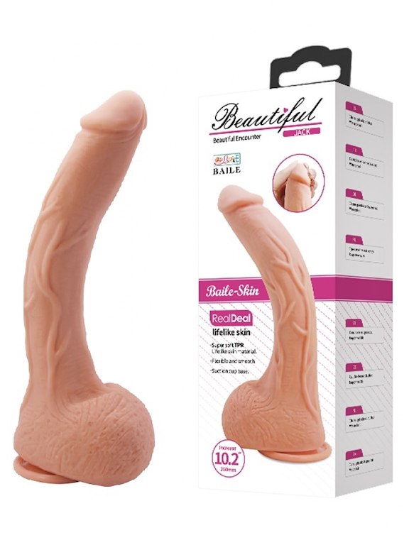 Realistični dildo Beautiful Jack 10,6 inch