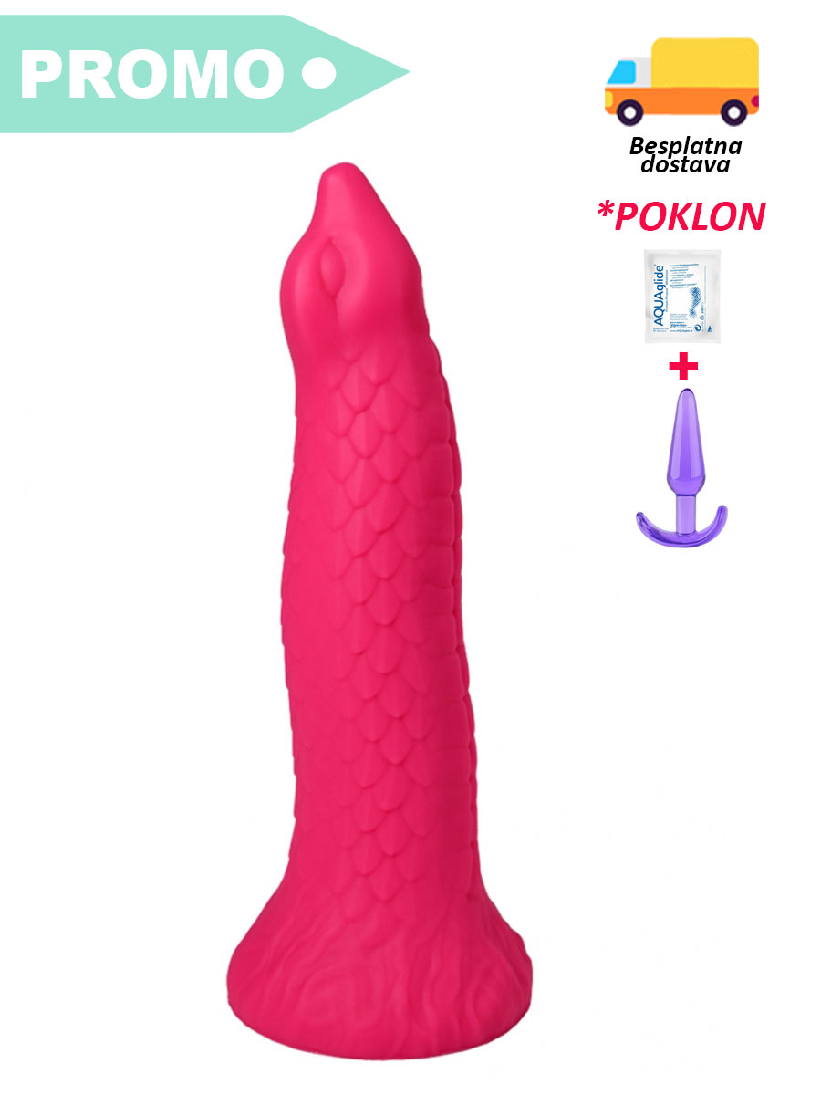 Silikonski dildo – Rozi