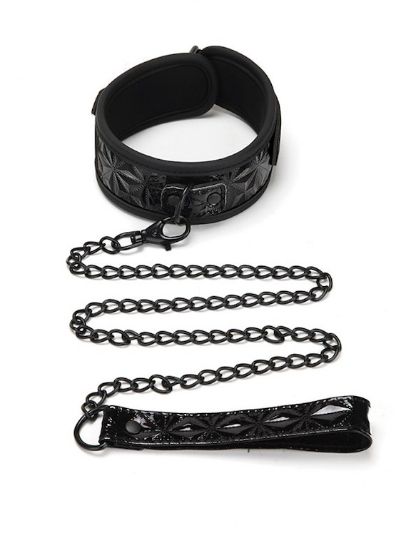 Whipsmart Diamond Collar and Leash – Black