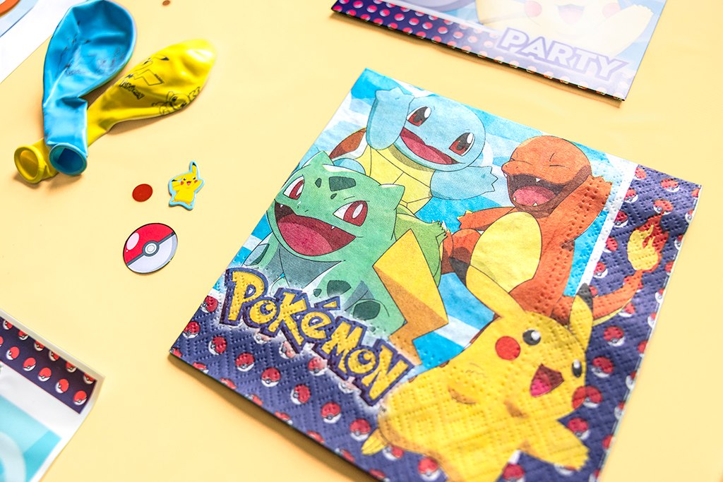 Salvete Pokemon 33cm – 16 kom