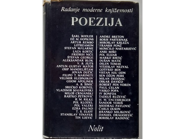 RAĐANJE MODERNE KNJIŽEVNOSTI POEZIJA