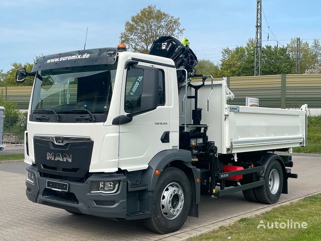 Novi MAN TGM 18.320 4x2 Euro6e Hiab X-HiDuo138DS-3Euromix kiper