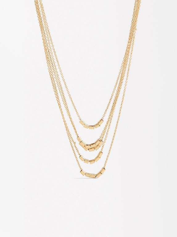 Short Multi-Chain Necklace