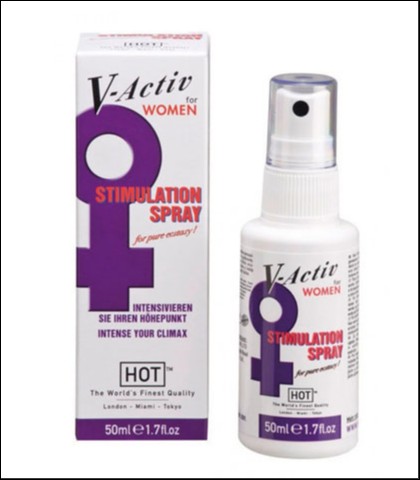 Hot v-activ stimulation spray for women 50 ml