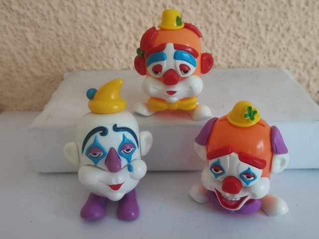 lustige clown-spardosen iz 1996-komplet