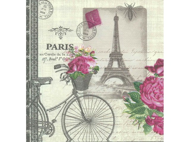 Salveta W_078 - 33x33cm Pariz