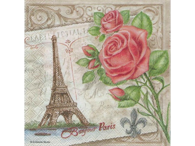 Salveta W_077 - 33x33cm Pariz