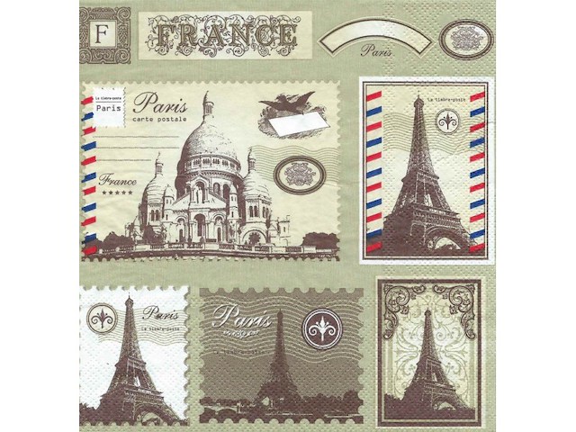 Salveta W_056 - 33x33cm Pariz