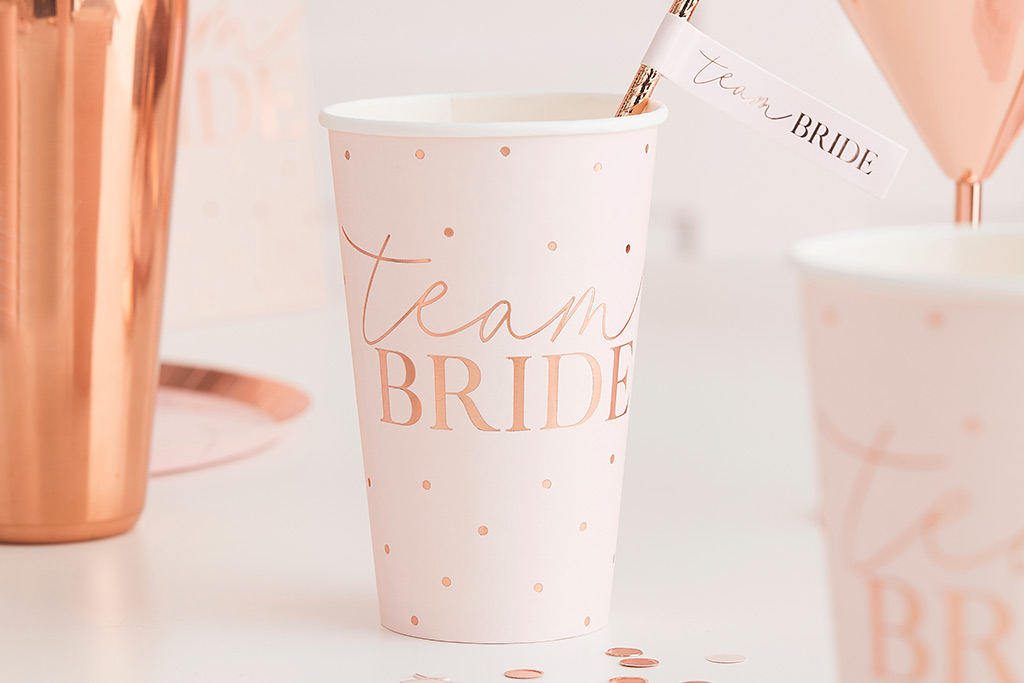 Čaše Team Bride 450ml – 8 kom