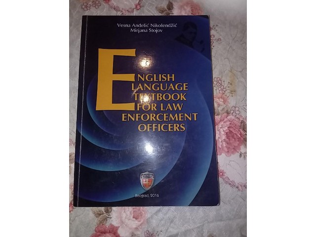 English language textbook for law enforcement officers