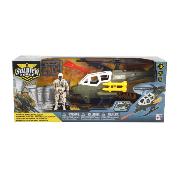 Chap mei soldier force odbrana helikopter playset