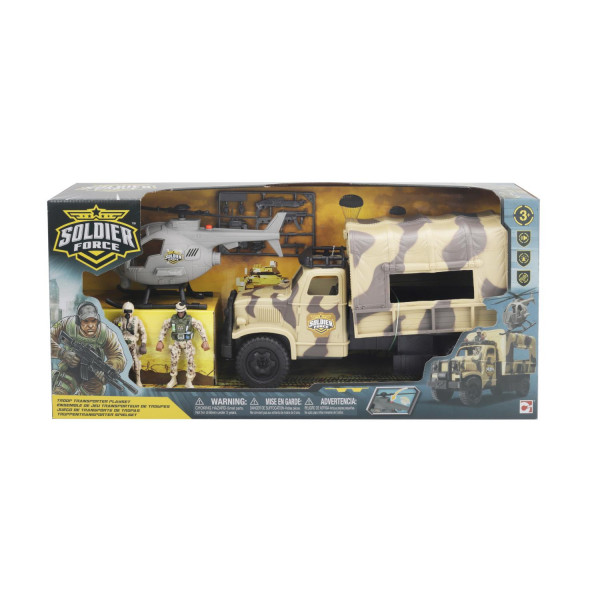 Chap mei soldier force kamion transporter playset