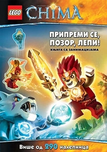 LEGO® CHIMA - Pripremi, se pozor, lepi! 290 nalepnica - LEGO® knjige