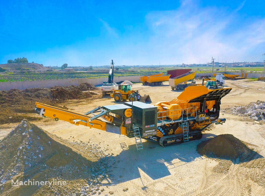 Nova FABO FTJ 11-75 MOBILE JAW CRUSHER 150-300 TPH | AVAILABLE IN STOCK čeljusna drobilica