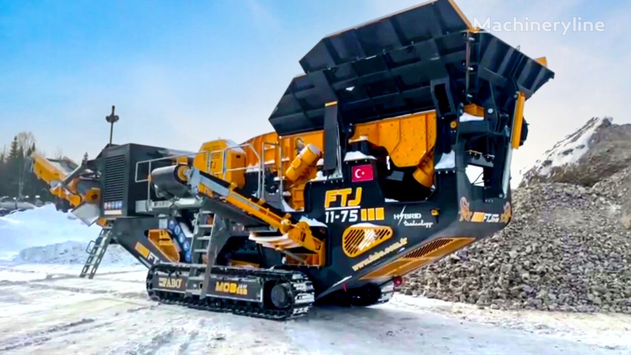 Nova FABO FTJ 11-75 HYBRID HEAVY DUTY TYPE TRACKED JAW CRUSHER | STOCK čeljusna drobilica