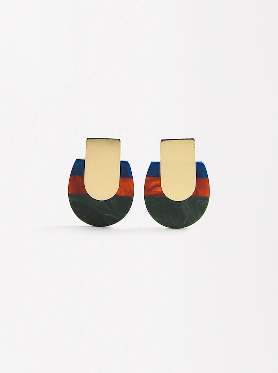 Maxi Tricolor Earrings