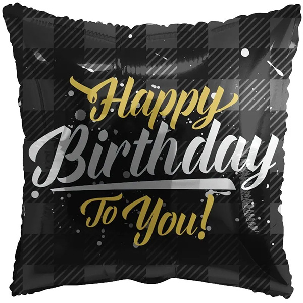 1516818
18″ Foil Happy Birthday Black