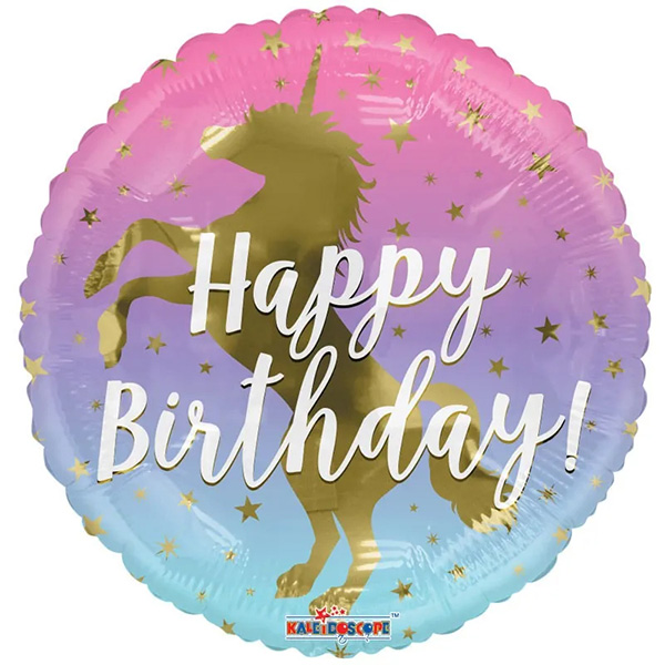 1603218
18″ Foil Birthday Unicorn