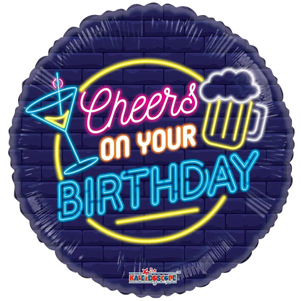 1681618
18″ Foil Cheers On Your Birthday Eco