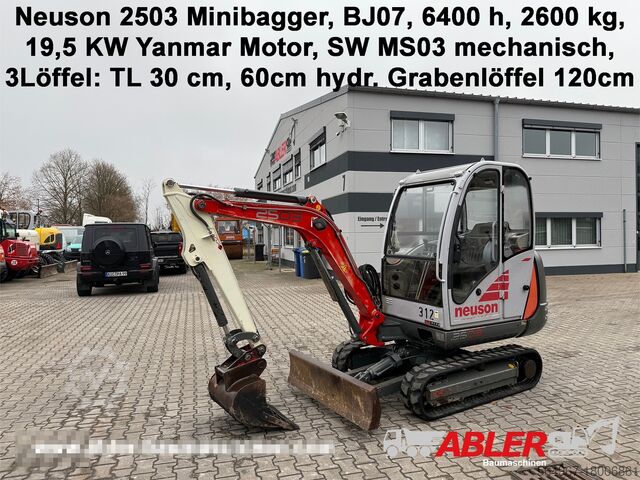 Mini bageri
Neuson 2503 RD Minibagger MS03 SW 2600 kg