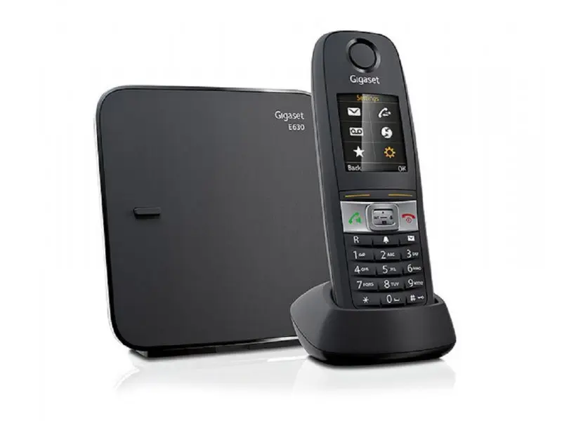 GIGASET E630 Black Fiksni telefon