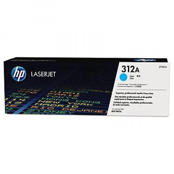 HP 312A Cyanl LaserJet Toner Cartridge za seriju M476 (CF381A)