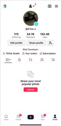 TikTok 57K pratilaca