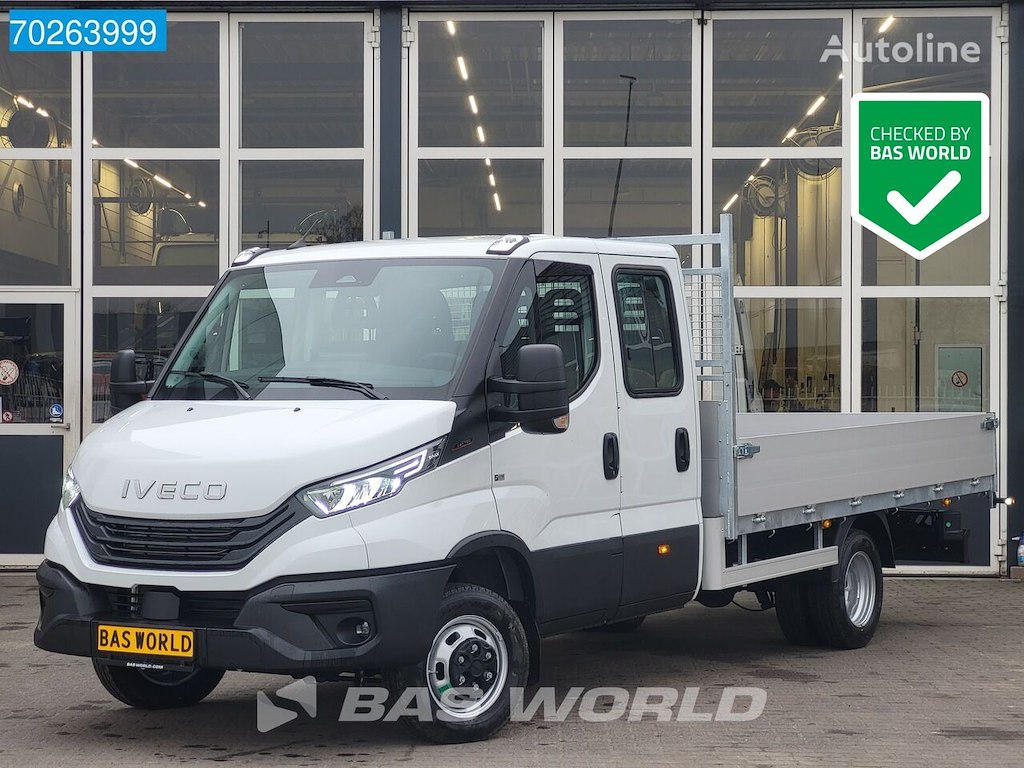 Novi IVECO Daily 35C18 3.0 180PK Nwe model 2025 NL Open laadbak Dubbel Cabi kamion s ravnom platformom < 3.5t