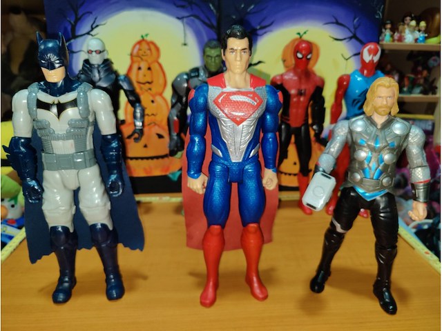 Batman Superman Hulk Thor Mr. Freeze Spider-Man