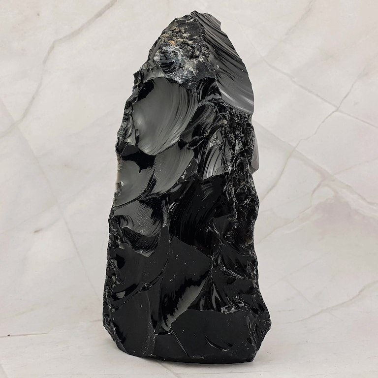 Obsidijan Sirovi sa Poliranim Dnom 1.1kg #11029P8