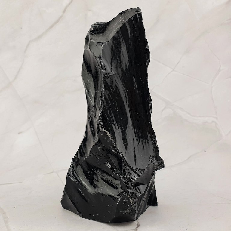 Obsidijan Sirovi sa Poliranim Dnom 1.3kg #11024P8