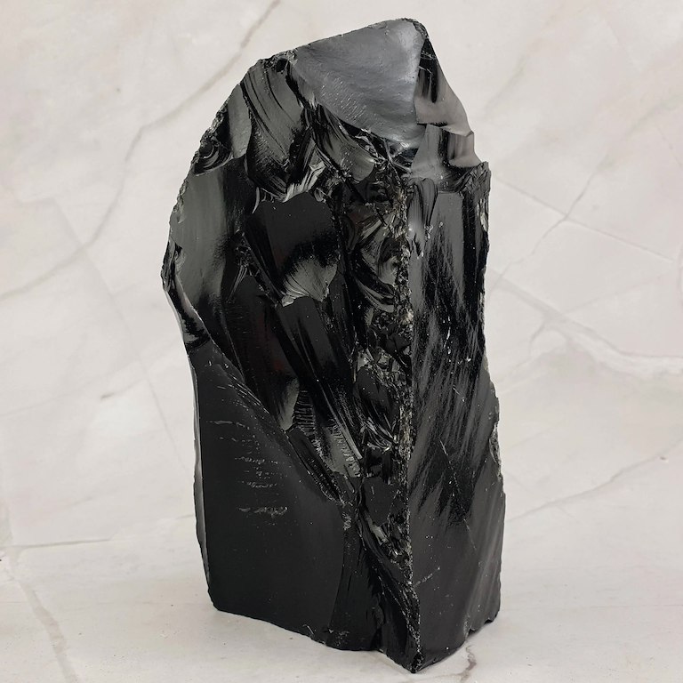 Obsidijan Sirovi sa Poliranim Dnom 1.4kg #11020P8