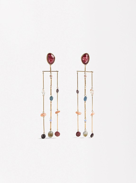 Long Earrings With Stones